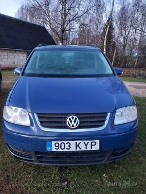 Blue Volkswagen Touran 2006 in Tartu, with an engine capacity of 1.90 L and mileage of 0 thousand km for 1400 €, photo 3 on AUTOMOTO.COM.LV