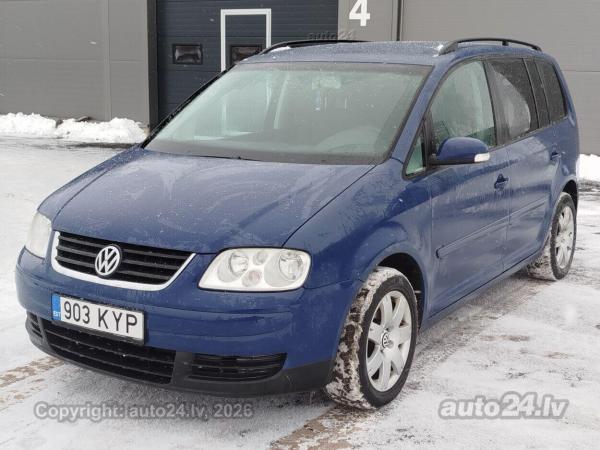 Zils Volkswagen Touran 2006 Tartu, ar dzinēja tilpumu 1.90 L un nobraukumu 396 tūkst. km par 1990 €, foto 1 vietnē AUTOMOTO.COM.LV