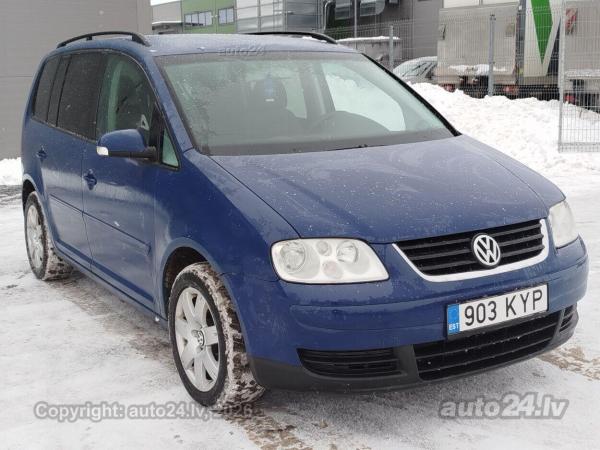 Zils Volkswagen Touran 2006 Tartu, ar dzinēja tilpumu 1.90 L un nobraukumu 396 tūkst. km par 1990 €, foto 3 vietnē AUTOMOTO.COM.LV