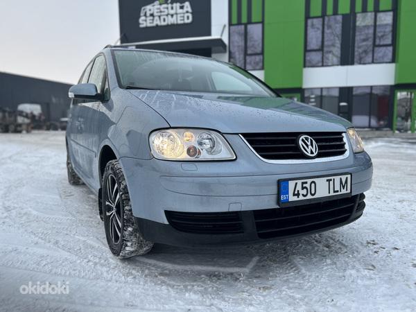 Blue Volkswagen Touran 2006 in Tallinn, with an engine capacity of 2.00 L and mileage of 224 thousand km for 2600 €, photo 2 on AUTOMOTO.COM.LV