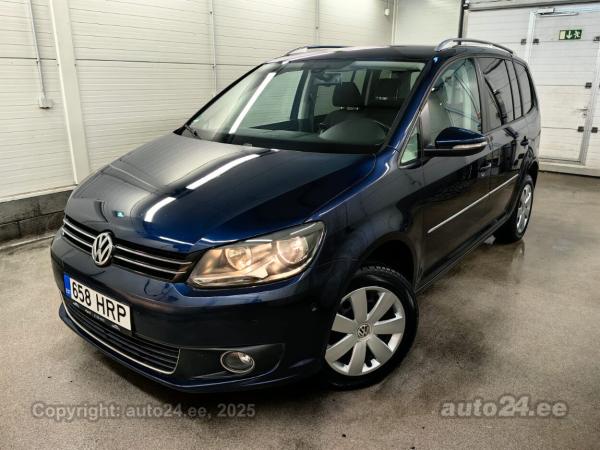 Blue Volkswagen Touran 2012 in Viljandi, with an engine capacity of 1.40 L and mileage of 138 thousand km for 6390 €, photo 1 on AUTOMOTO.COM.LV