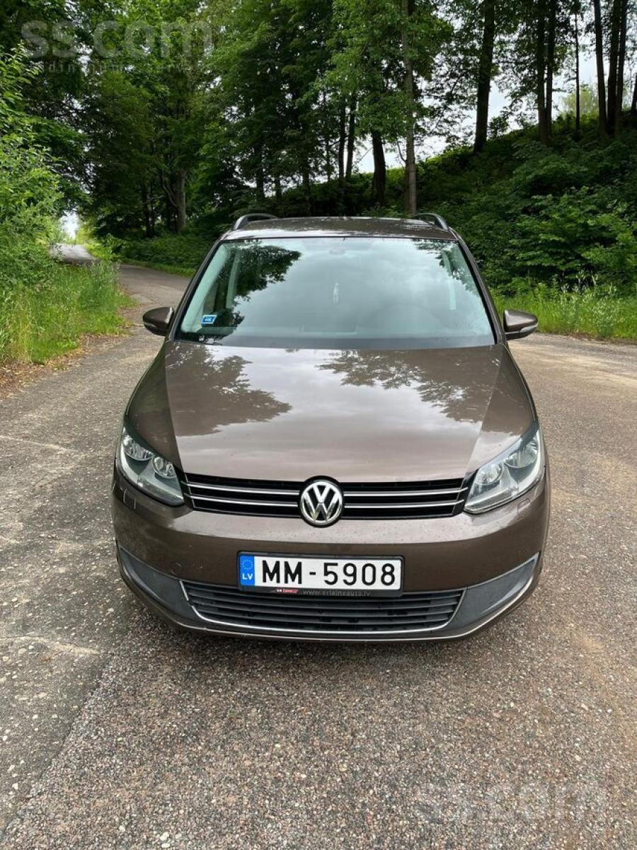 Brūns Volkswagen Touran 2011 Valka, ar dzinēja tilpumu 1.40 L un nobraukumu 28 tūkst. km par 5100 €, foto 2 vietnē AUTOMOTO.COM.LV