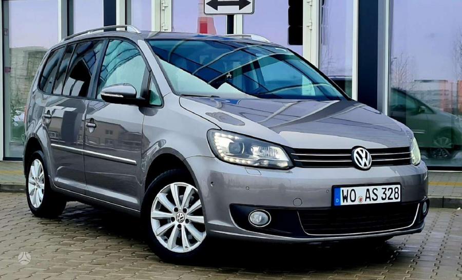Brūns Volkswagen Touran 2012 Viļņa, ar dzinēja tilpumu 1.39 L un nobraukumu 236 tūkst. km par 6350 €, foto 1 vietnē AUTOMOTO.COM.LV