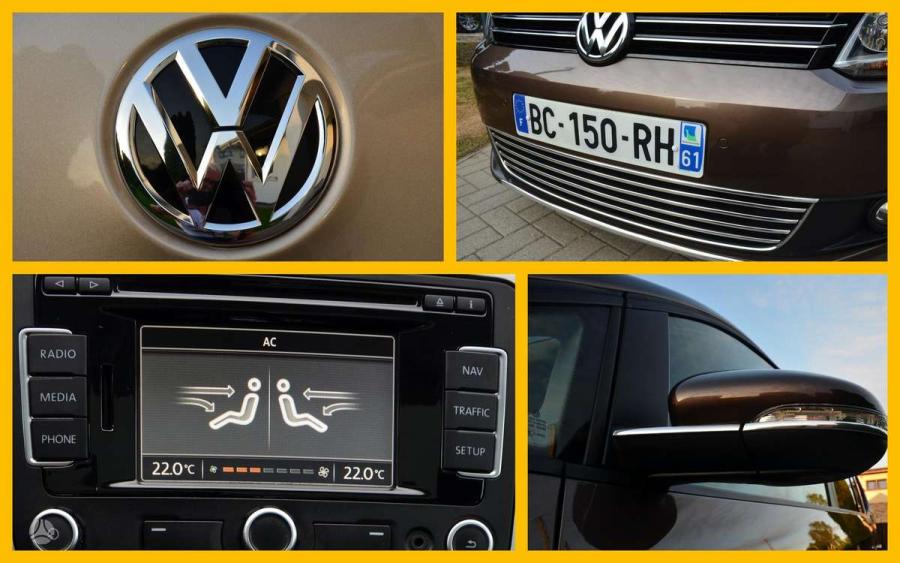 Brūns Volkswagen Touran 2012 Kauņa, ar dzinēja tilpumu 2.00 L un nobraukumu 185 tūkst. km par 6950 €, foto 16 vietnē AUTOMOTO.COM.LV