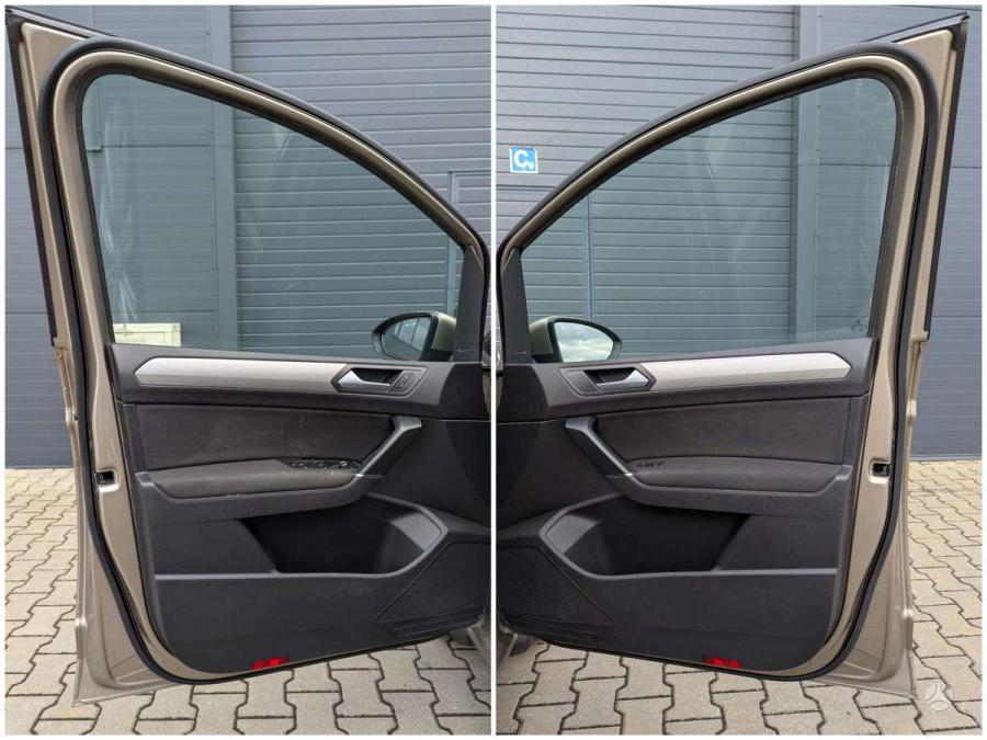 Brown Volkswagen Touran 2016 in Kaunas, with an engine capacity of 1.60 L and mileage of 212 thousand km for 4350 €, photo 16 on AUTOMOTO.COM.LV