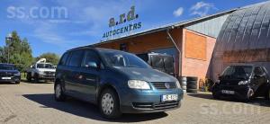 Green Volkswagen Touran 2004 in Valmiera, with an engine capacity of 2.00 L and mileage of 372 thousand km for 1150 €, photo  on AUTOMOTO.COM.LV