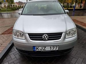 Grey Volkswagen Touran 2004 in Palanga, with an engine capacity of 1.90 L and mileage of 266 thousand km for 1850 €, photo  on AUTOMOTO.COM.LV