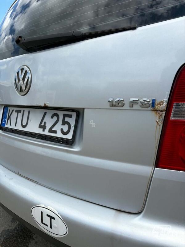 Grey Volkswagen Touran 2004 in Kaunas, with an engine capacity of 1.60 L and mileage of 257 thousand km for 1500 €, photo 7 on AUTOMOTO.COM.LV