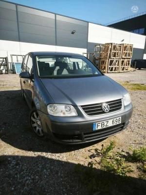 Grey Volkswagen Touran 2005 in Klaipeda, with an engine capacity of 1.90 L and mileage of 270 thousand km for 500 €, photo  on AUTOMOTO.COM.LV