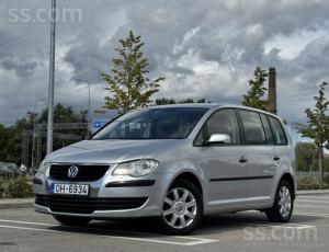 Grey Volkswagen Touran 2008 in Jelgava, with an engine capacity of 1.90 L and mileage of 0 thousand km for 4099 €, photo  on AUTOMOTO.COM.LV