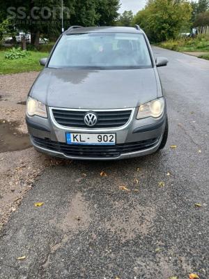 Grey Volkswagen Touran 2008 in Riga, with an engine capacity of 1.90 L and mileage of 0 thousand km for 1600 €, photo  on AUTOMOTO.COM.LV