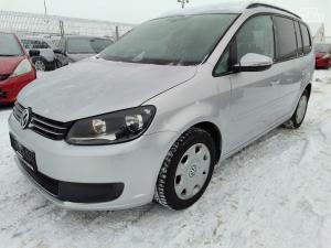 Pelēks Volkswagen Touran 2012 Marijampole, ar dzinēja tilpumu 1.40 L un nobraukumu 197 tūkst. km par 5150 €, foto  vietnē AUTOMOTO.COM.LV