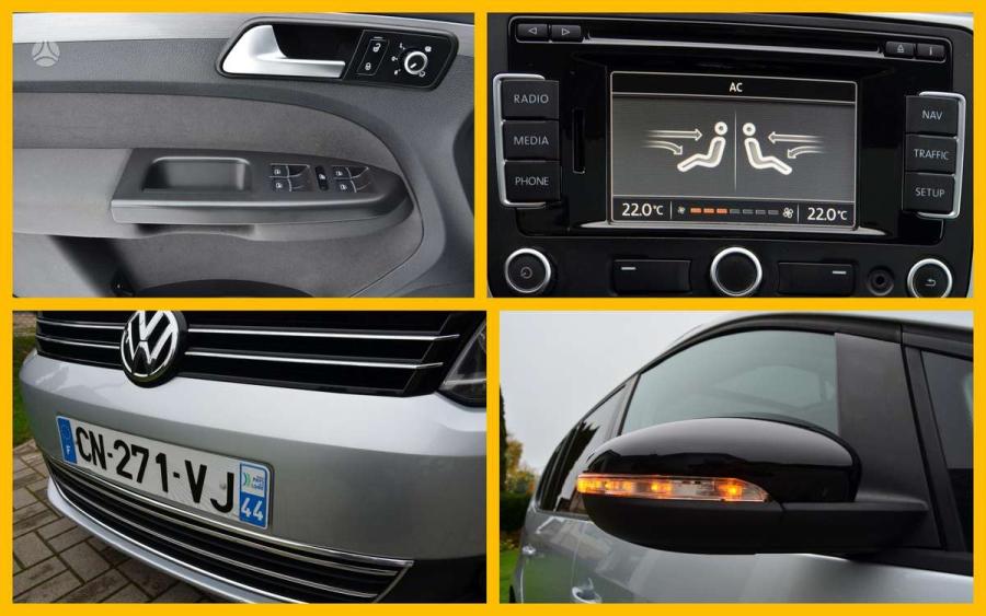 Pelēks Volkswagen Touran 2013 Kauņa, ar dzinēja tilpumu 2.00 L un nobraukumu 230 tūkst. km par 6650 €, foto 17 vietnē AUTOMOTO.COM.LV