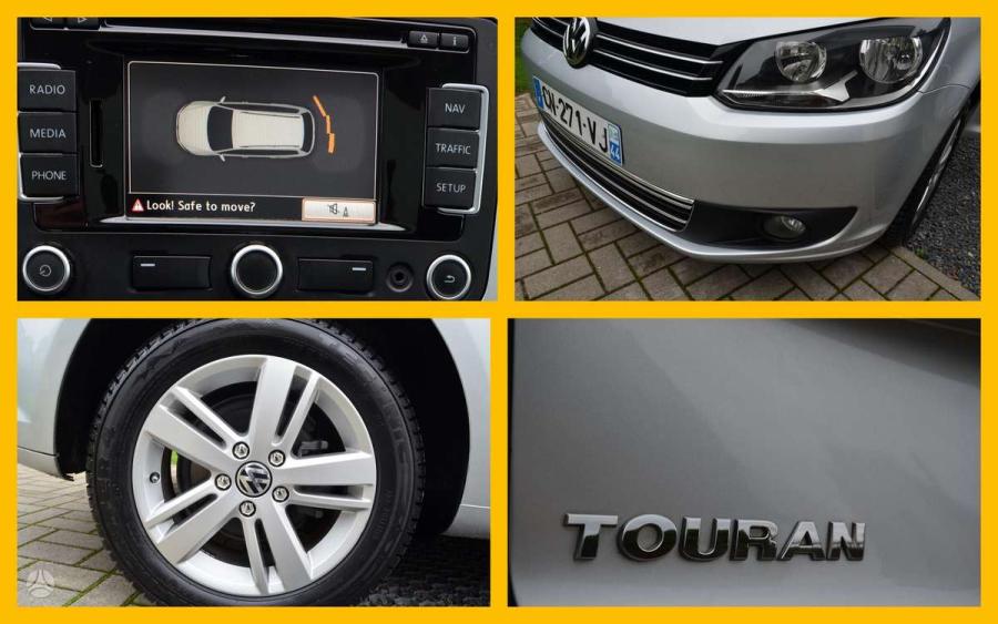 Pelēks Volkswagen Touran 2013 Kauņa, ar dzinēja tilpumu 2.00 L un nobraukumu 230 tūkst. km par 6650 €, foto 32 vietnē AUTOMOTO.COM.LV