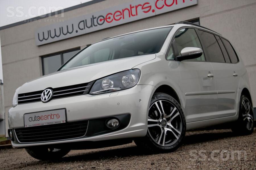 Grey Volkswagen Touran 2014 in Tukums, with an engine capacity of 1.60 L and mileage of 261 thousand km for 6400 €, photo 27 on AUTOMOTO.COM.LV