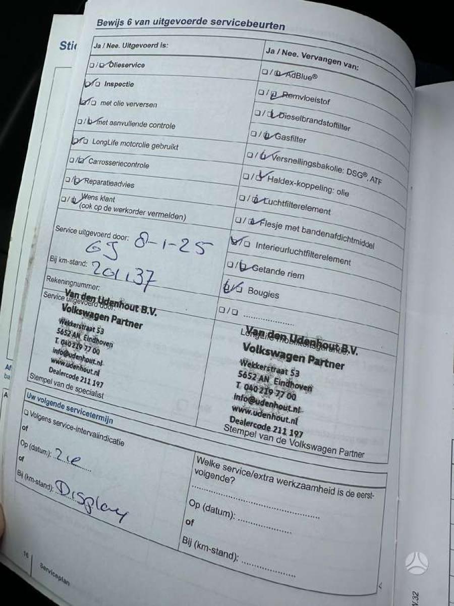 Pelēks Volkswagen Touran 2015 Kauņa, ar dzinēja tilpumu 1.20 L un nobraukumu 227 tūkst. km par 6200 €, foto 13 vietnē AUTOMOTO.COM.LV