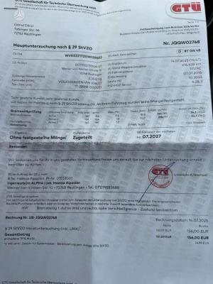 Серый Фольксваген Туран 2016 в Утена, объемом двигателя 1.97 л и пробегом 226 тыс. км за 9650 €, фото 37 на AUTOMOTO.COM.LV