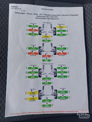 Grey Volkswagen Touran 2019 in Mazeikiai, with an engine capacity of 1.60 L and mileage of 347 thousand km for 10900 €, photo 22 on AUTOMOTO.COM.LV