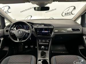 Pelēks Volkswagen Touran 2019 Viļņa, ar dzinēja tilpumu 1.60 L un nobraukumu 180 tūkst. km par 13400 €, foto 5 vietnē AUTOMOTO.COM.LV