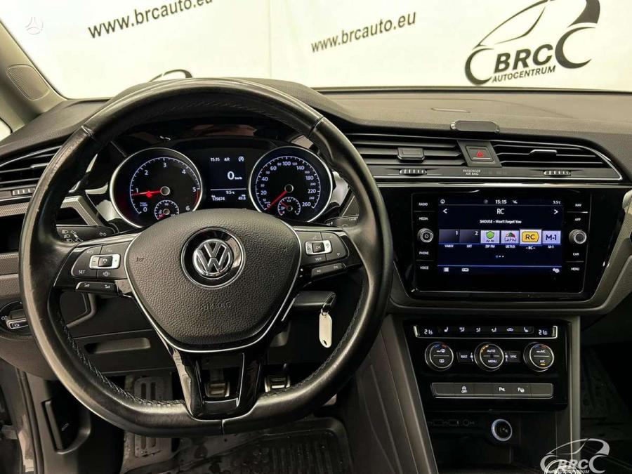 Pelēks Volkswagen Touran 2019 Viļņa, ar dzinēja tilpumu 1.60 L un nobraukumu 180 tūkst. km par 13400 €, foto 13 vietnē AUTOMOTO.COM.LV