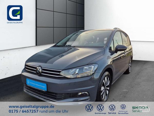 Grey Volkswagen Touran 2023 in Kaunas, with an engine capacity of 1.50 L and mileage of 23 thousand km for 32556 €, photo 1 on AUTOMOTO.COM.LV