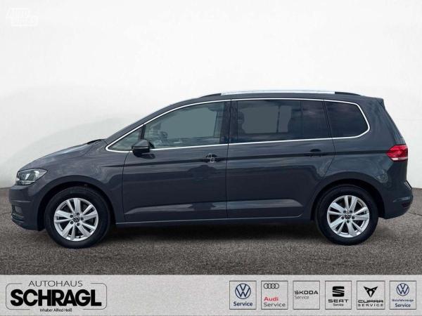 Grey Volkswagen Touran 2023 in Kaunas, with an engine capacity of 2.00 L and mileage of 80 thousand km for 32649 €, photo 2 on AUTOMOTO.COM.LV