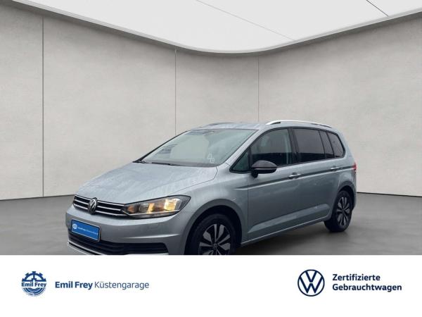 Pelēks Volkswagen Touran 2025 Kauņa, ar dzinēja tilpumu 1.50 L un nobraukumu 26 tūkst. km par 33104 €, foto 1 vietnē AUTOMOTO.COM.LV