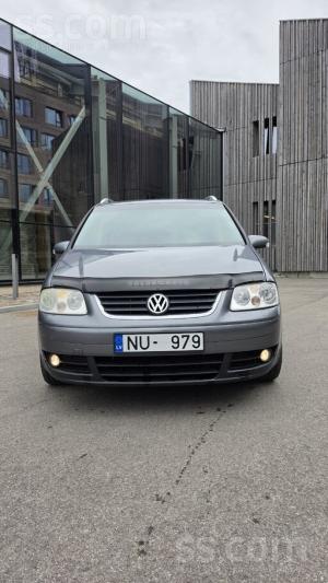 Grey Volkswagen Touran 2003 in Riga, with an engine capacity of 1.90 L and mileage of 340 thousand km for 1450 €, photo  on AUTOMOTO.COM.LV