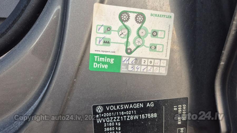 Pelēks Volkswagen Touran 2008 Tartu, ar dzinēja tilpumu 1.90 L un nobraukumu 375 tūkst. km par 2499 €, foto 17 vietnē AUTOMOTO.COM.LV