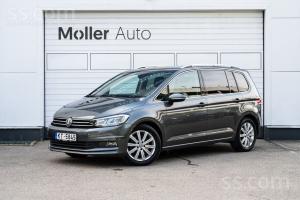 Grey Volkswagen Touran 2017 in Riga, with an engine capacity of 2.00 L and mileage of 100 thousand km for 14950 €, photo  on AUTOMOTO.COM.LV