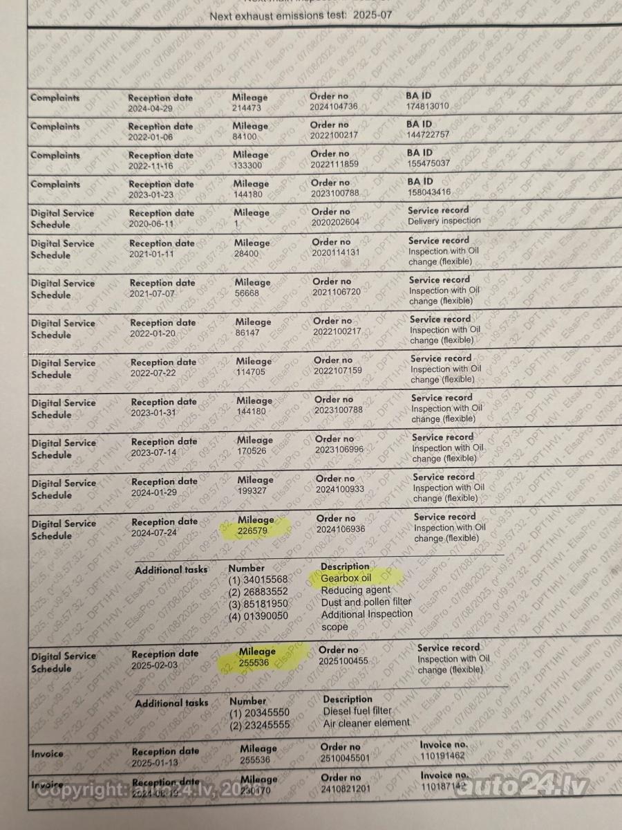 Grey Volkswagen Touran 2020 in Viljandi, with an engine capacity of 2.00 L and mileage of 288 thousand km for 13999 €, photo 29 on AUTOMOTO.COM.LV