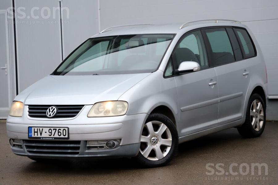 Volkswagen Touran 2004 in Tukums, with an engine capacity of 1.90 L and mileage of 331 thousand km for 1850 €, photo 2 on AUTOMOTO.COM.LV