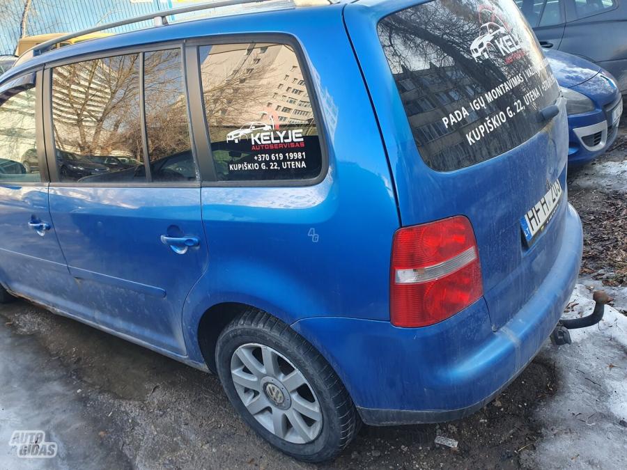 Volkswagen Touran 2004 Kauņa, ar dzinēja tilpumu 1.90 L un nobraukumu 350 tūkst. km par 650 €, foto 3 vietnē AUTOMOTO.COM.LV