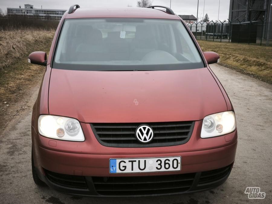 Volkswagen Touran 2004 Telšiai, ar dzinēja tilpumu 1.90 L un nobraukumu 311 tūkst. km par 650 €, foto 7 vietnē AUTOMOTO.COM.LV