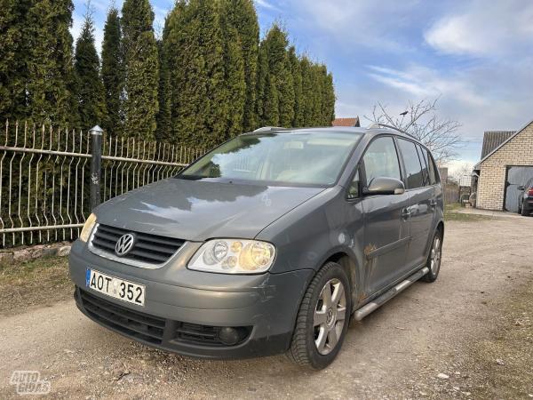 Volkswagen Touran 2005 Jonava, ar dzinēja tilpumu 2.00 L un nobraukumu 325 tūkst. km par 1300 €, foto 1 vietnē AUTOMOTO.COM.LV