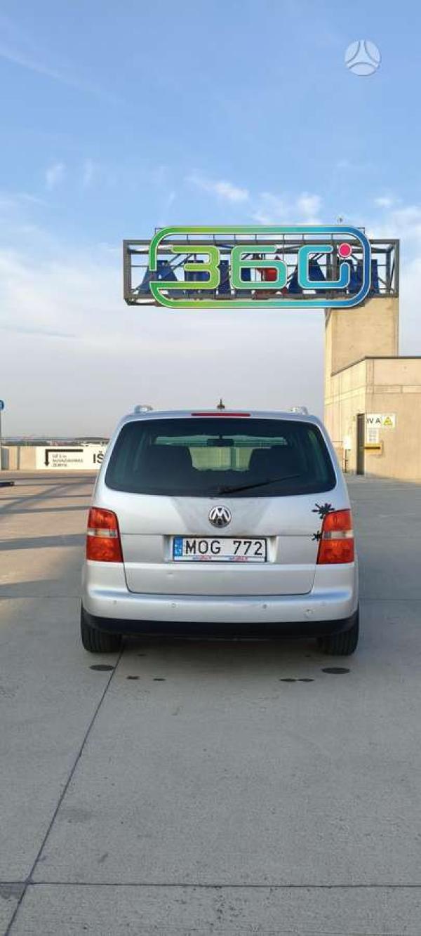 Volkswagen Touran 2006 Viļņa, ar dzinēja tilpumu 2.00 L un nobraukumu 289 tūkst. km par 1399 €, foto 7 vietnē AUTOMOTO.COM.LV