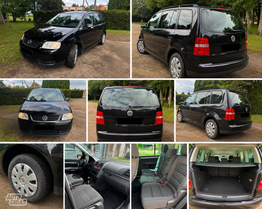 Volkswagen Touran 2006 Klaipėda, ar dzinēja tilpumu 1.90 L un nobraukumu 258 tūkst. km par 2550 €, foto 6 vietnē AUTOMOTO.COM.LV