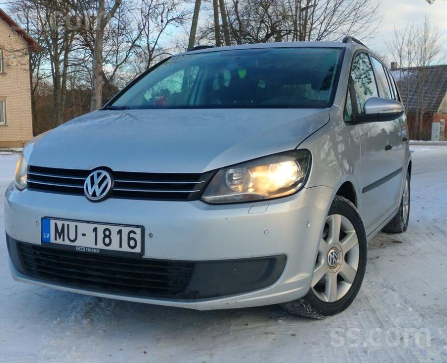 Volkswagen Touran 2012 in Jurmala, with an engine capacity of 1.60 L and mileage of 358 thousand km for 6550 €, photo 2 on AUTOMOTO.COM.LV
