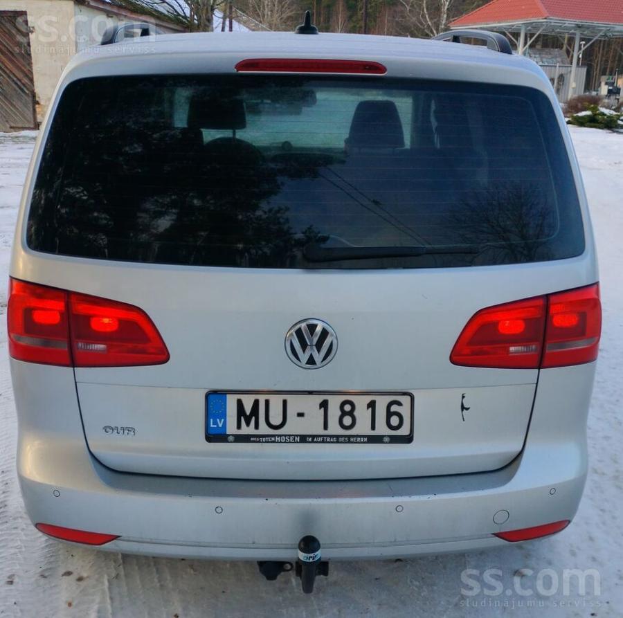Volkswagen Touran 2012 in Jurmala, with an engine capacity of 1.60 L and mileage of 358 thousand km for 6550 €, photo 15 on AUTOMOTO.COM.LV