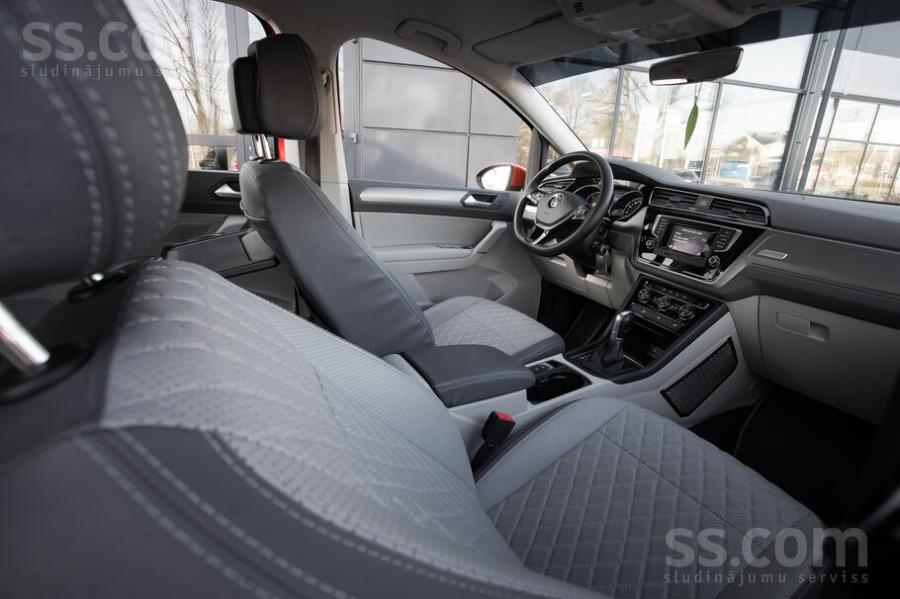 Orange Volkswagen Touran 2016 in Jelgava, with an engine capacity of 1.60 L and mileage of 0 thousand km for 8800 €, photo 20 on AUTOMOTO.COM.LV