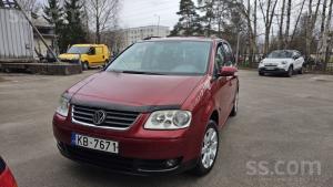 Sarkans Volkswagen Touran 2003 Rīga, ar dzinēja tilpumu 1.90 L un nobraukumu 371 tūkst. km par 1150 €, foto 13 vietnē AUTOMOTO.COM.LV