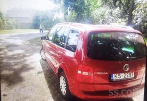 Sarkans Volkswagen Touran 2004 Daugavpils, ar dzinēja tilpumu 1.60 L un nobraukumu 260 tūkst. km par 1600 €, foto 3 vietnē AUTOMOTO.COM.LV