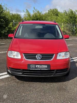 Red Volkswagen Touran 2005 in Kedainiai, with an engine capacity of 1.90 L and mileage of 192 thousand km for 2800 €, photo 10 on AUTOMOTO.COM.LV