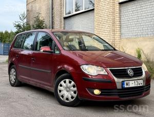 Red Volkswagen Touran 2007 in Riga, with an engine capacity of 1.90 L and mileage of 0 thousand km for 900 €, photo  on AUTOMOTO.COM.LV