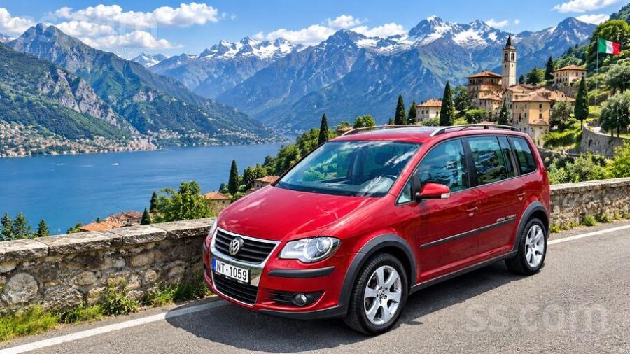 Red Volkswagen Touran 2007 in Riga, with an engine capacity of 1.90 L and mileage of 399 thousand km for 2300 €, photo 34 on AUTOMOTO.COM.LV