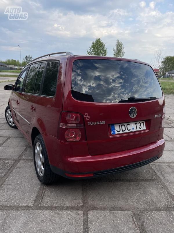 Sarkans Volkswagen Touran 2008 Alīta, ar dzinēja tilpumu 2.00 L un nobraukumu 320 tūkst. km par 2950 €, foto 6 vietnē AUTOMOTO.COM.LV