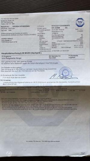 Красный Фольксваген Туран 2012 в Тельшяй, объемом двигателя 1.97 л и пробегом 179 тыс. км за 7200 €, фото 31 на AUTOMOTO.COM.LV