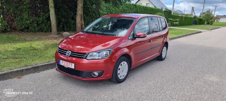 Sarkans Volkswagen Touran 2014 Kėdainiai, ar dzinēja tilpumu 1.20 L un nobraukumu 219 tūkst. km par 4199 €, foto 1 vietnē AUTOMOTO.COM.LV