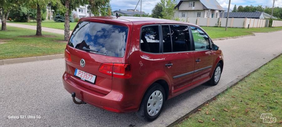 Sarkans Volkswagen Touran 2014 Kėdainiai, ar dzinēja tilpumu 1.20 L un nobraukumu 219 tūkst. km par 4199 €, foto 5 vietnē AUTOMOTO.COM.LV