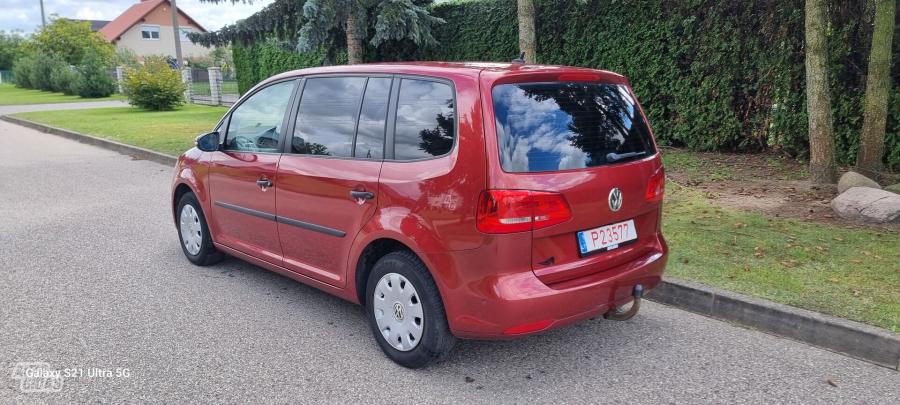 Sarkans Volkswagen Touran 2014 Kėdainiai, ar dzinēja tilpumu 1.20 L un nobraukumu 219 tūkst. km par 4199 €, foto 6 vietnē AUTOMOTO.COM.LV